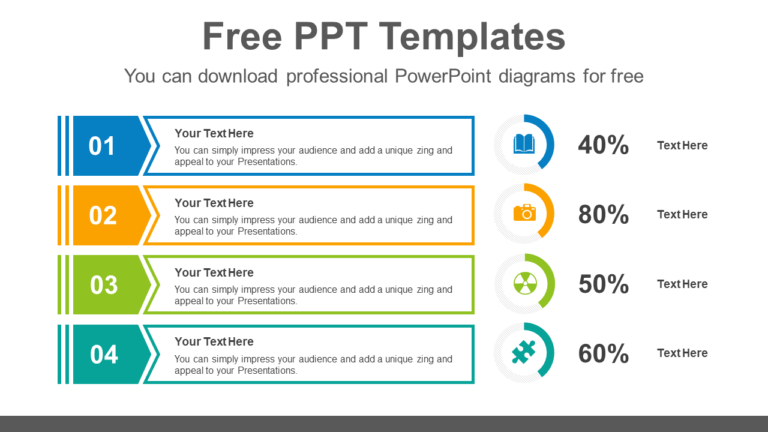 Download Banner Doughnut Charts Brain Powerpoint Infographic Template