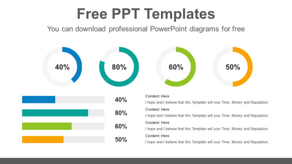 Download Complex Doughnut Charts Brain Powerpoint Infographic Template