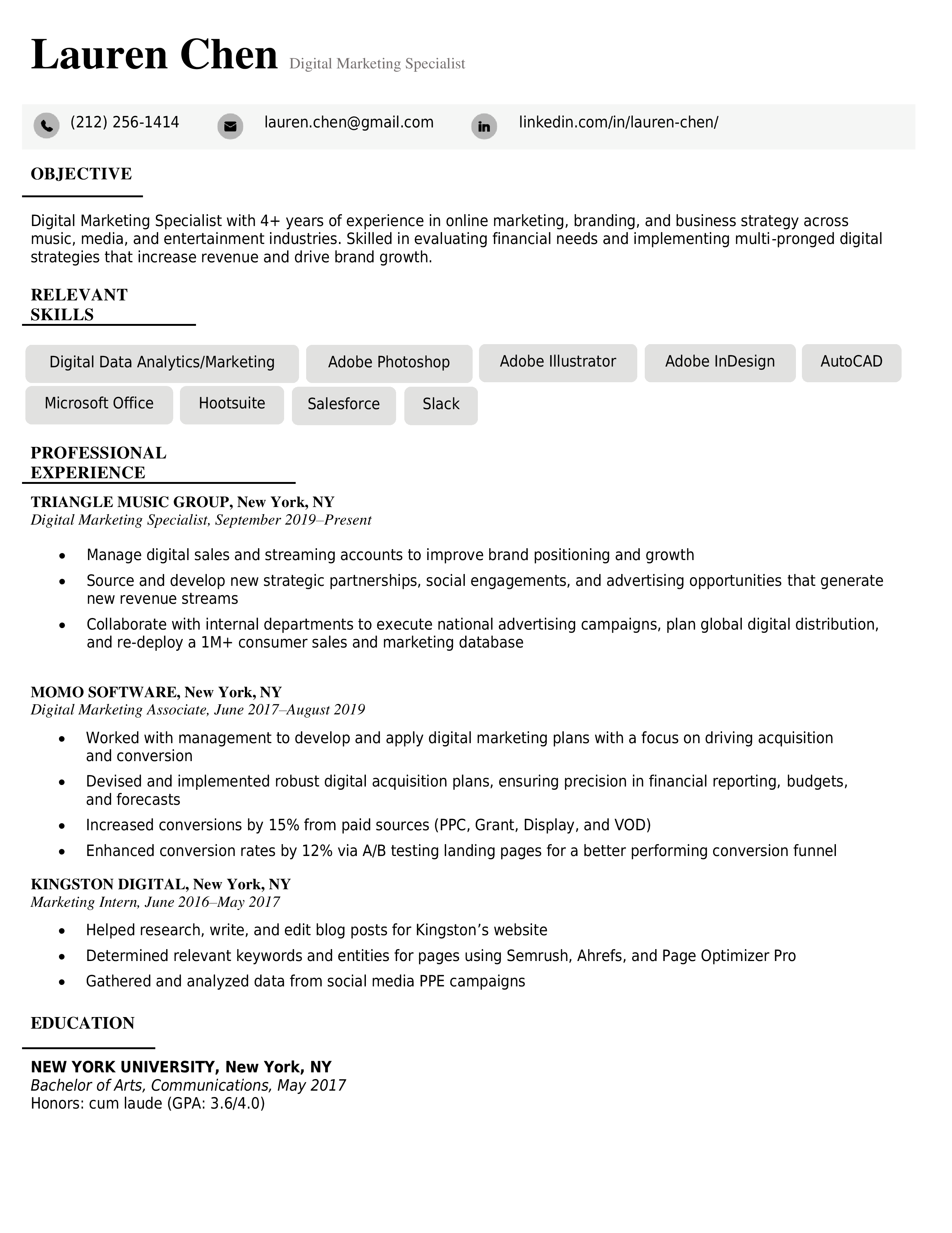 Modern Resume Page 6 Of 6 PPTX Templates