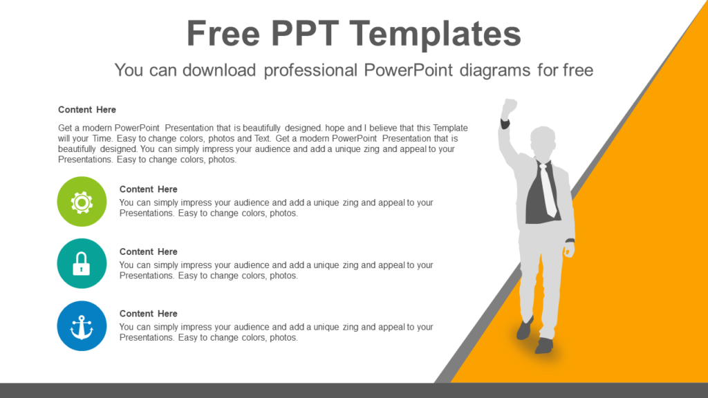Download Business Man Brain Powerpoint Infographic Template