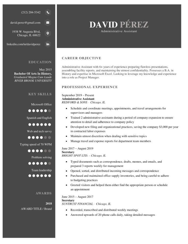 500 Free Resume Templates in Word Format for Download