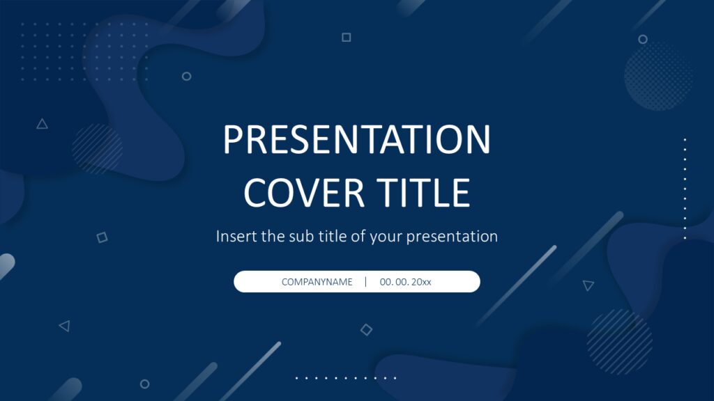 Fluid Memphis Design Powerpoint Business Presentation Templates