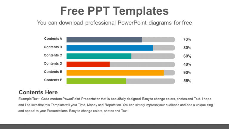 Horizontal-Bar-Chart-PPT-Diagram - PPTX Templates