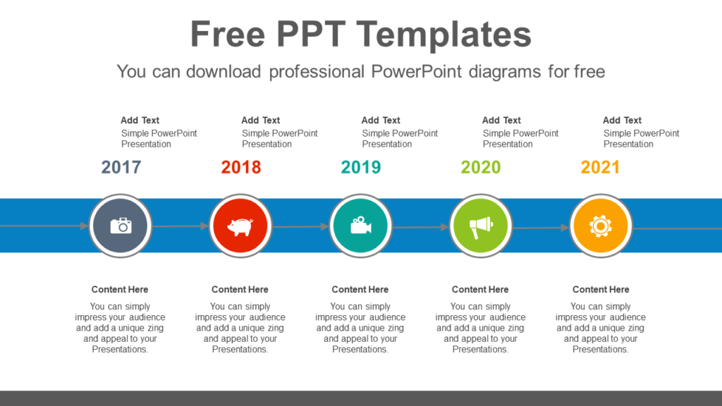 Download Horizontal Circles Brain Powerpoint Infographic Template