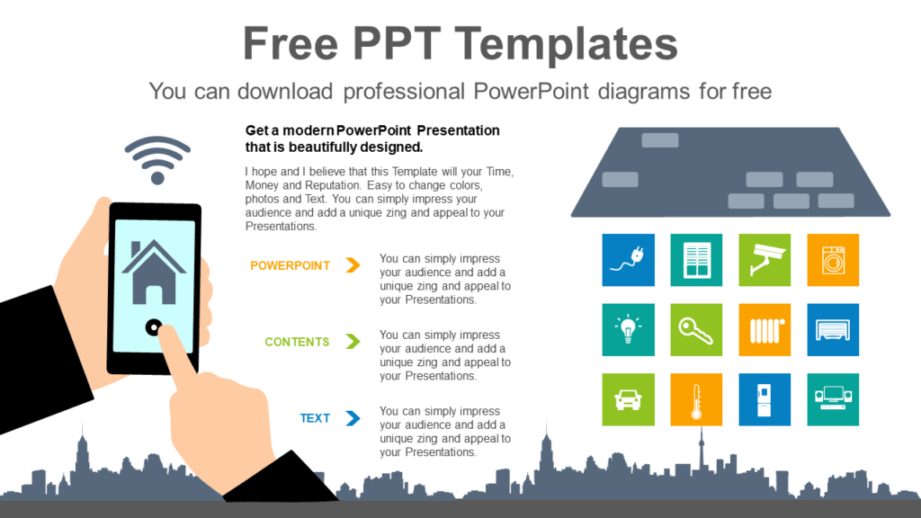 Download IOT Control Brain Powerpoint Infographic Template
