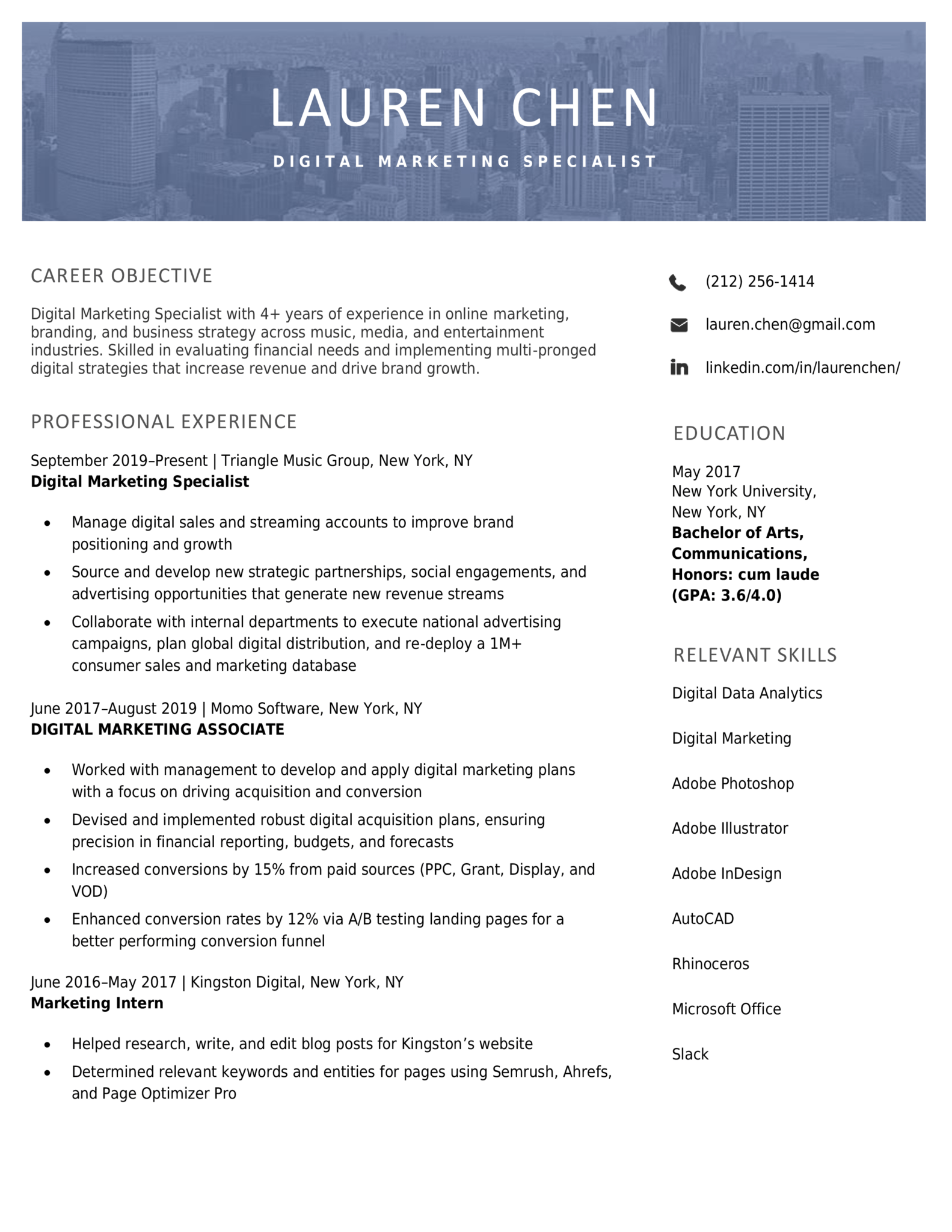 Majestic Blue Download Free Modern Resume