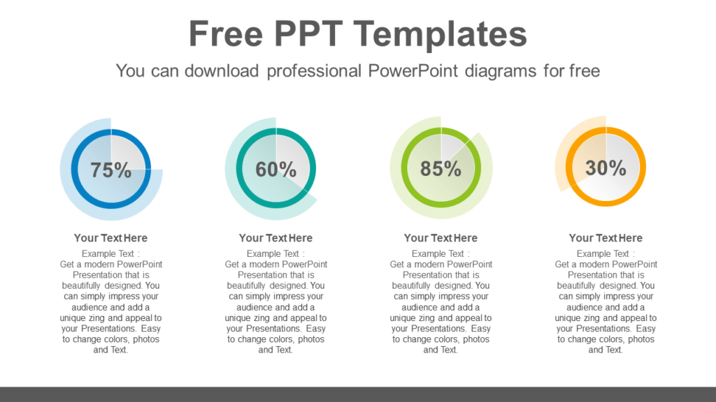Download Opacity pie chart Brain Powerpoint Infographic Template