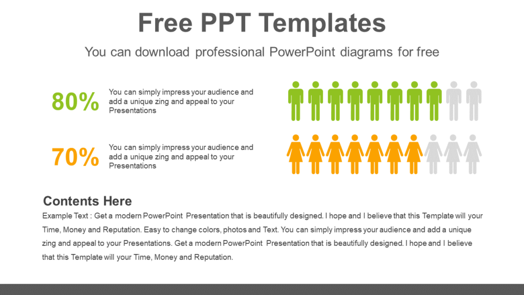 Download People icon chart Brain Powerpoint Infographic Template