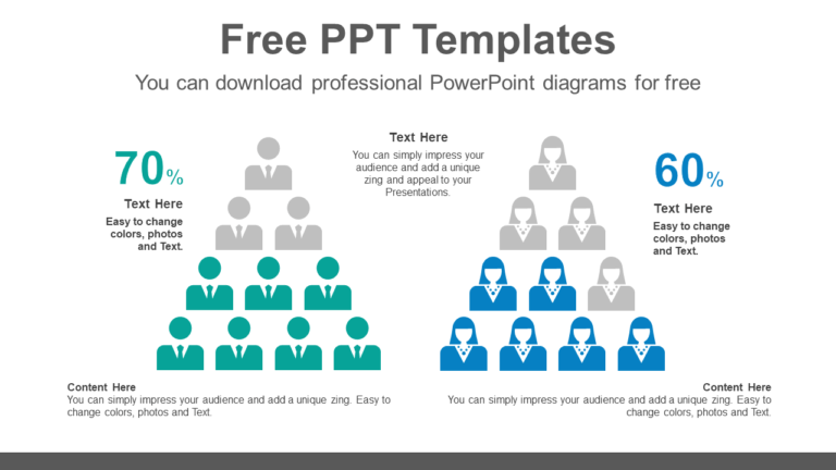 Download People pyramid chart Brain Powerpoint Infographic Template