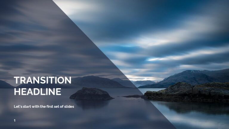 Title Page Slide Free PowerPoint template