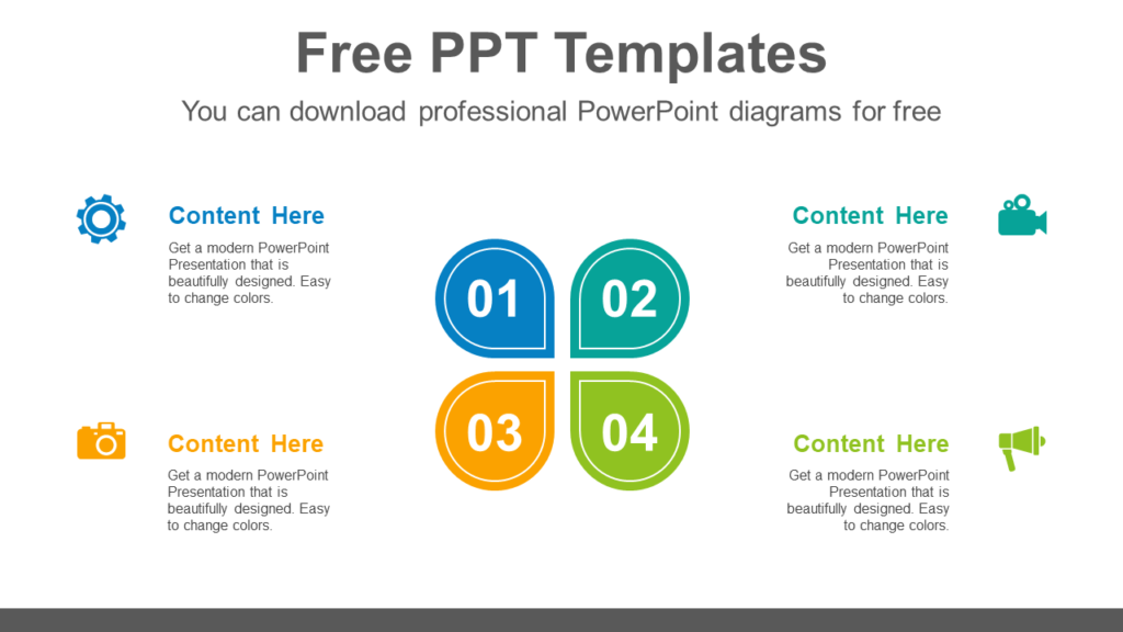 Water-Drop-Butterfly-PowerPoint-Diagram - PPTX Templates
