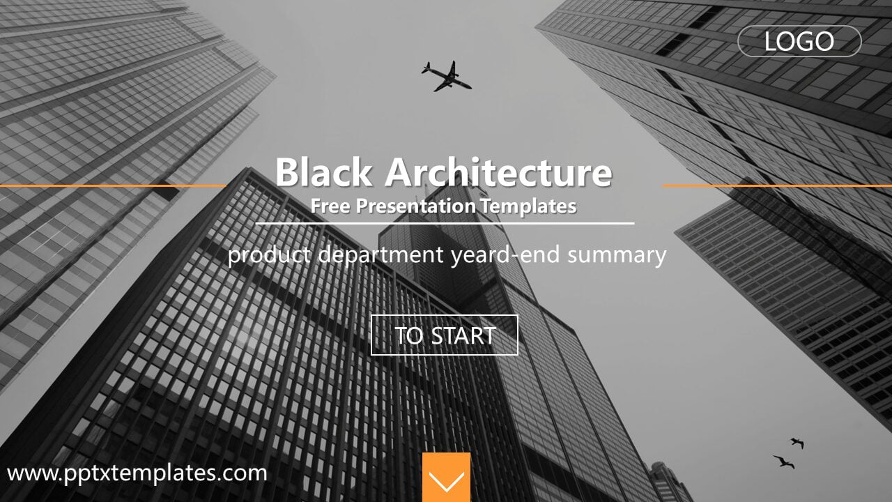 Download Editable Black Architecture Template