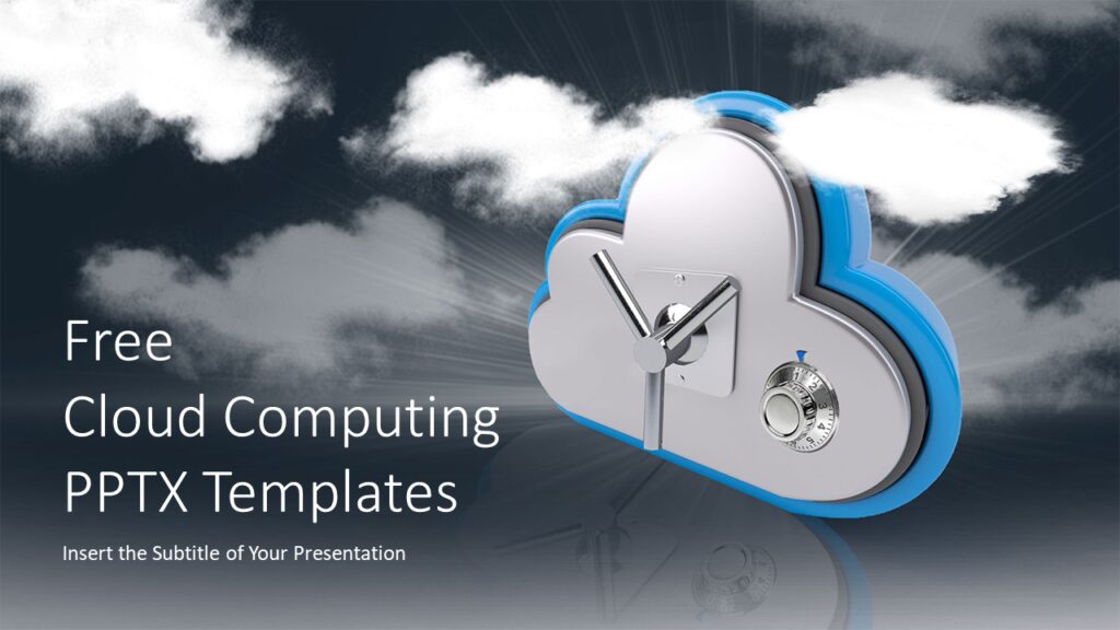 Download Cloud Computing Technology Brain Powerpoint Infographic Template