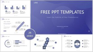 Download Blue Elegant Business Brain Powerpoint Infographic Template