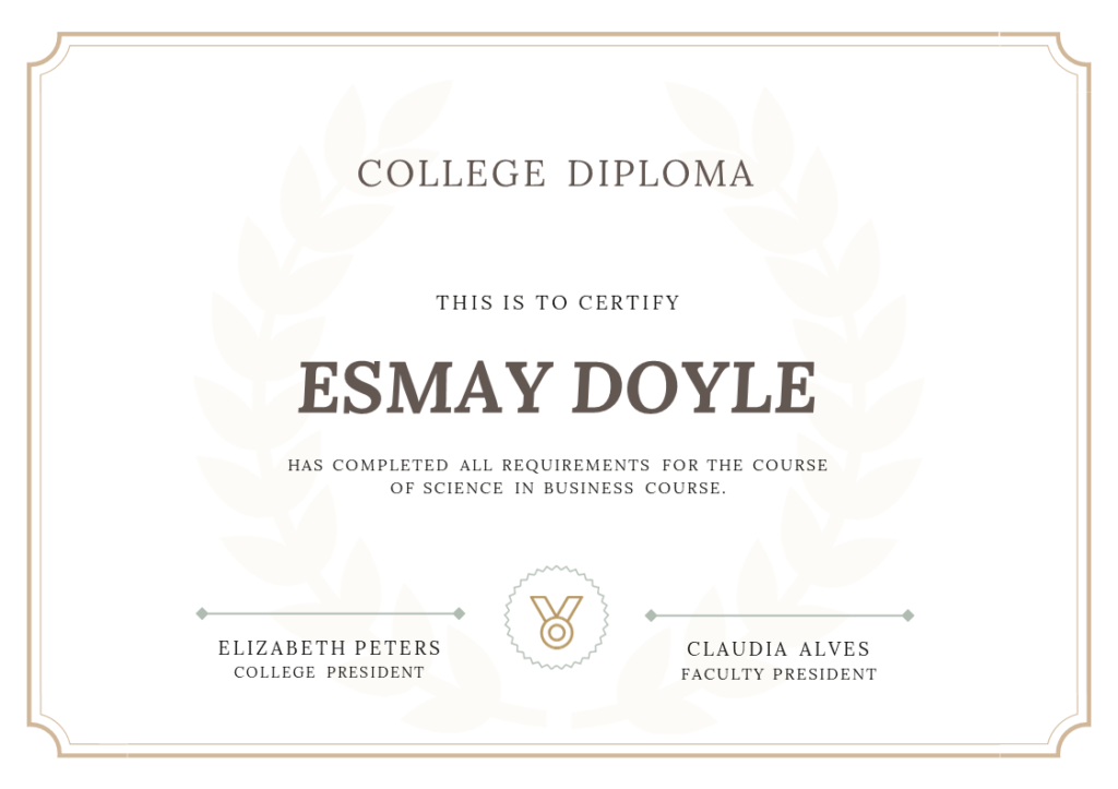 Download College Diploma Template Brain Powerpoint Infographic Template