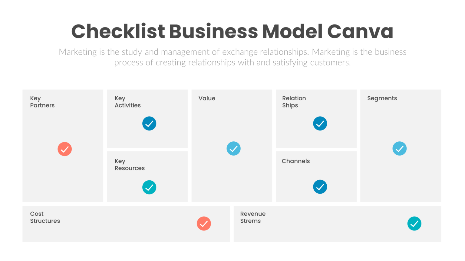 Download Checklist Business Model Canva Brain Powerpoint Infographic ...
