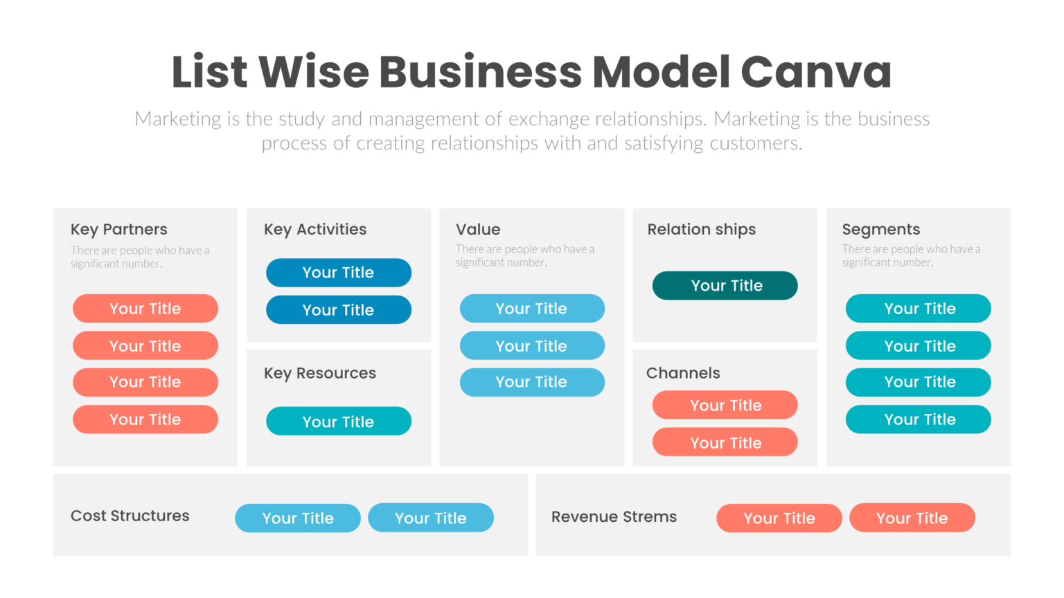 Download List Wise Business Model Canva Brain Powerpoint Infographic ...