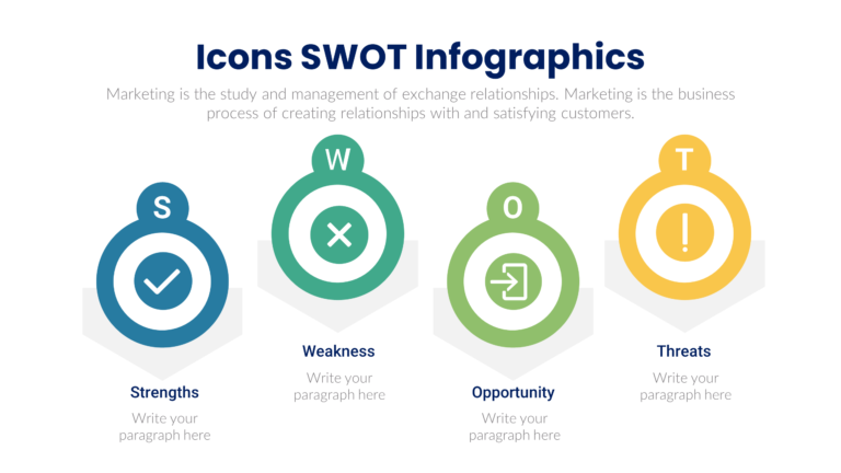 Download Weakness SWOT Analysis Brain Powerpoint Infographic Template
