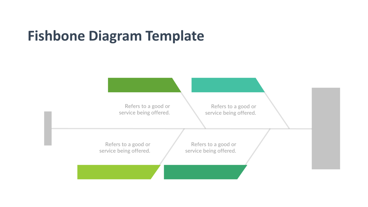 Download Banner Fish Bone Brain Powerpoint Infographic Template