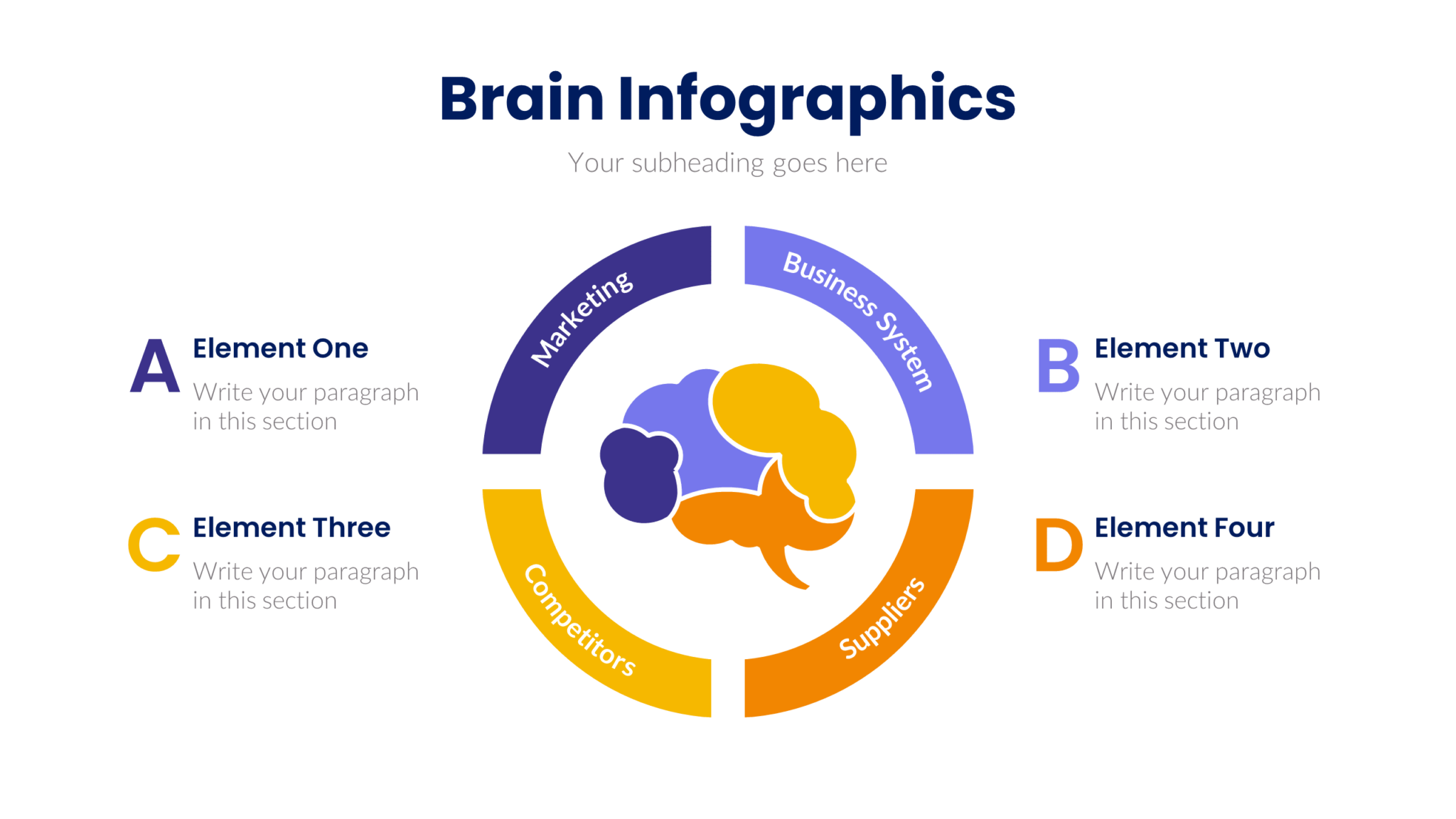 Download Inside Circle Brain PPT Template